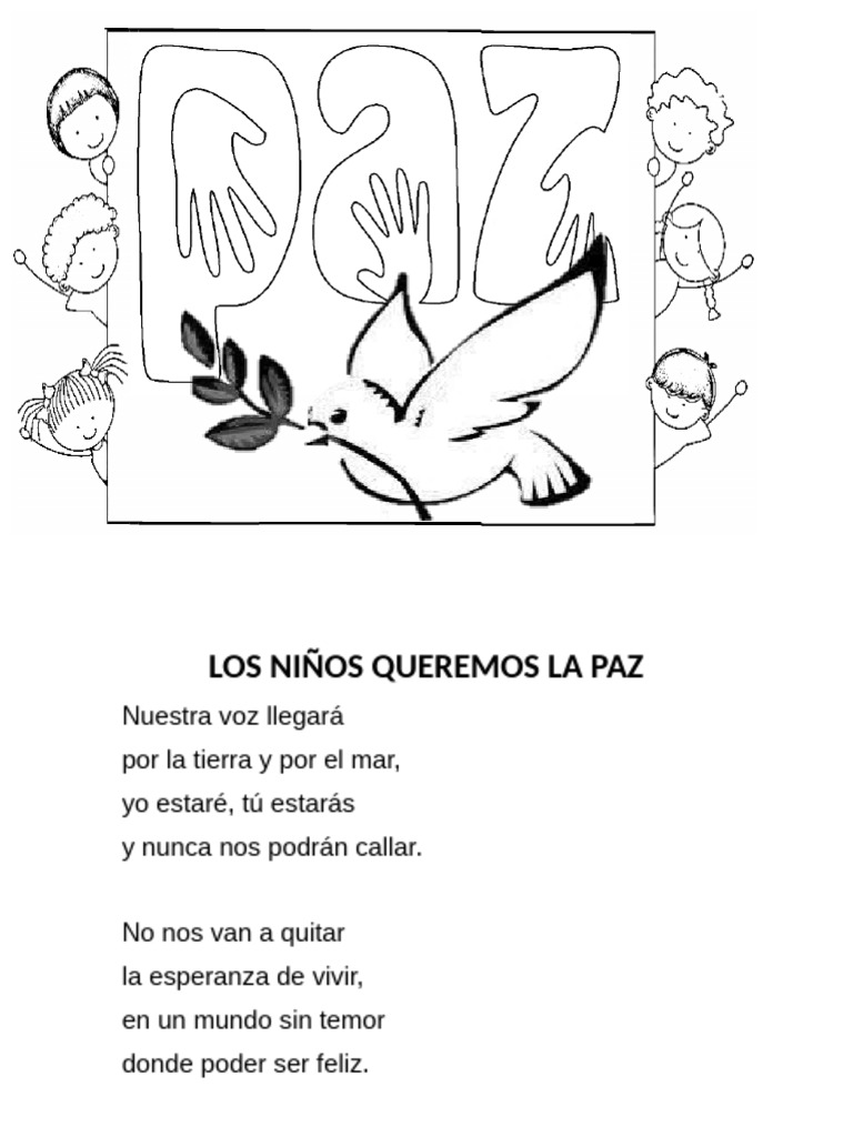 Niños por la Paz: Nuestra Voz Unida | PDF