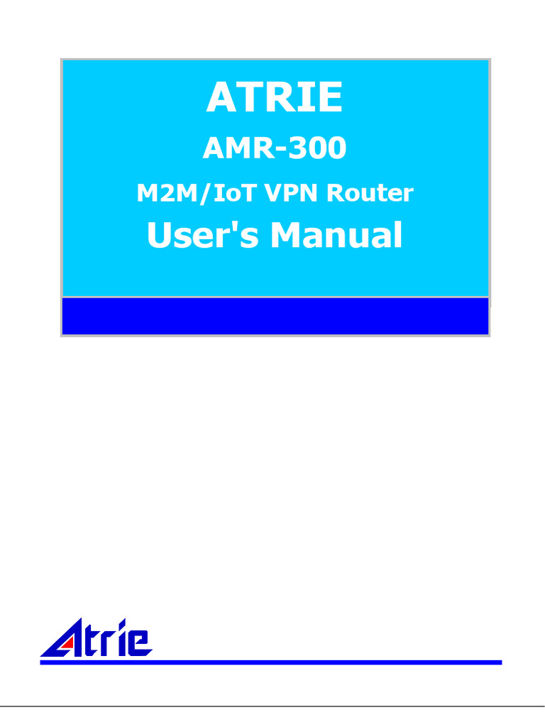 AMR-300 VNPT - User - Manual - Rev2.01 | PDF | Ip Address | Computer ...