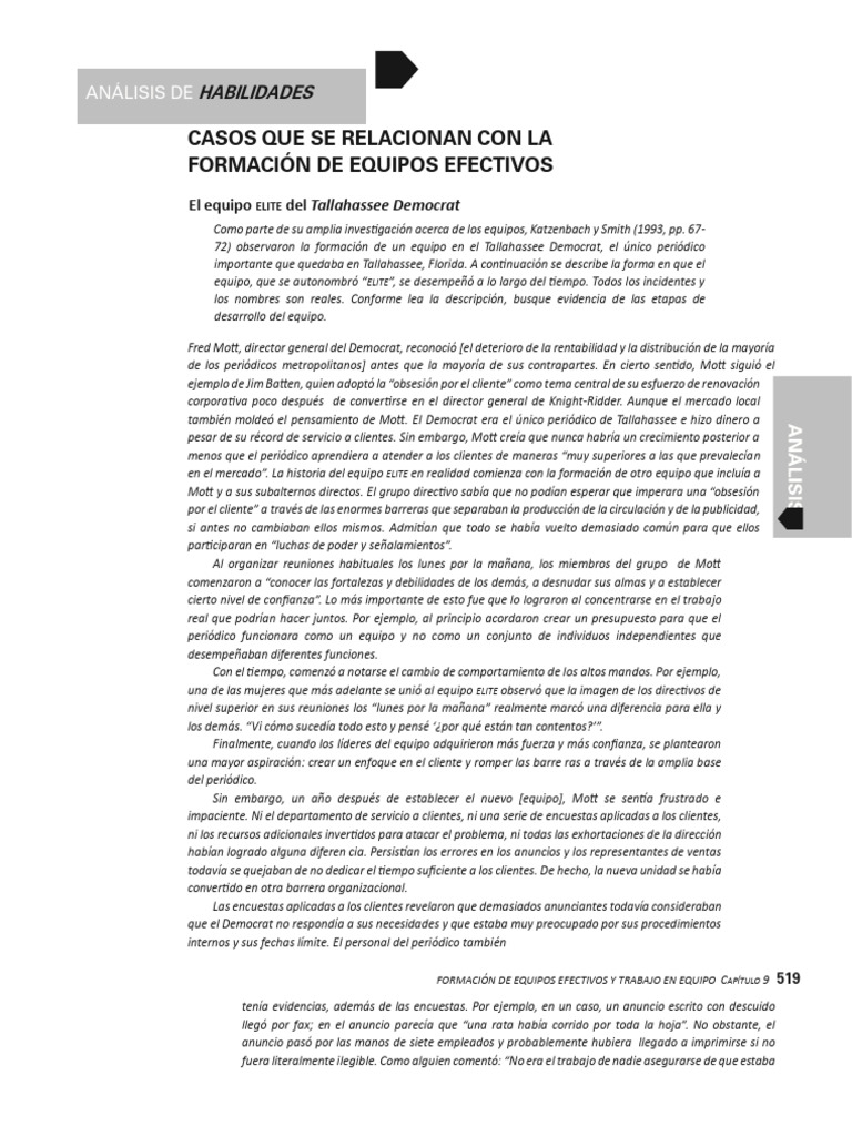 Formación y Éxito del Equipo ELITE | PDF