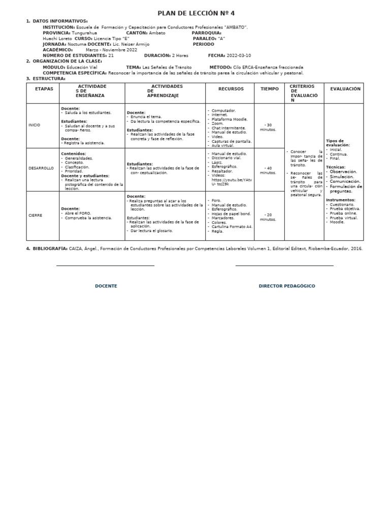 EV - Lección 4 | PDF | Moodle | Maestros