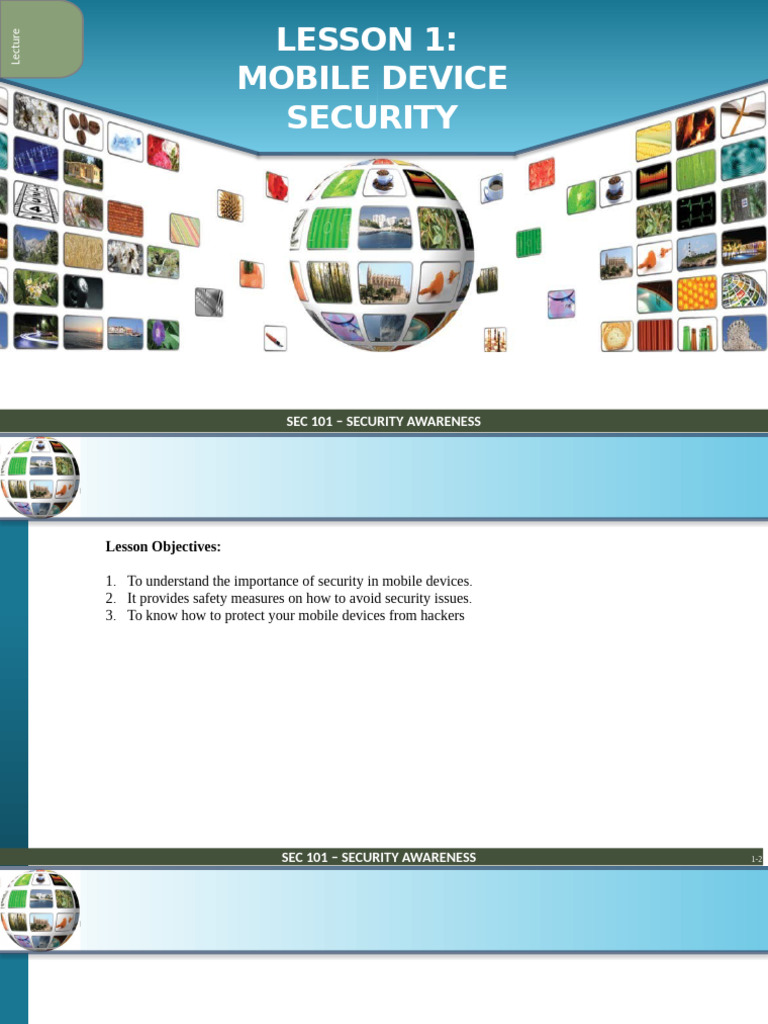 Lesson 1 Module 2 Lec Data Security Awareness | PDF | Computer Security | Security