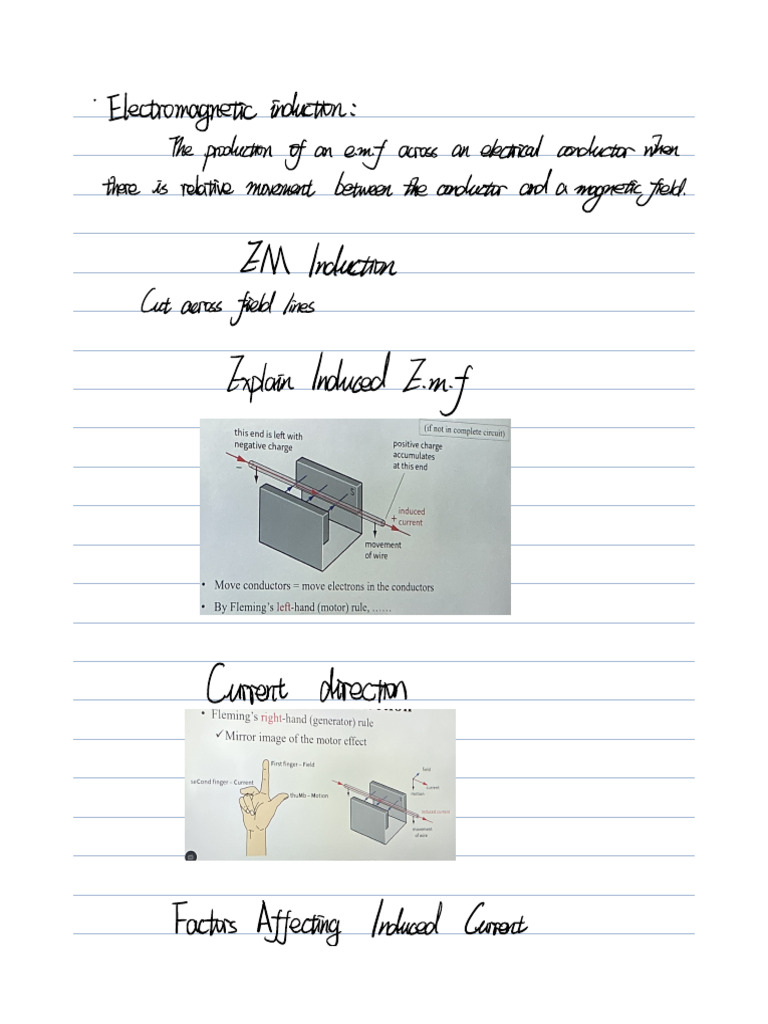 Electromagnetic Induction | PDF