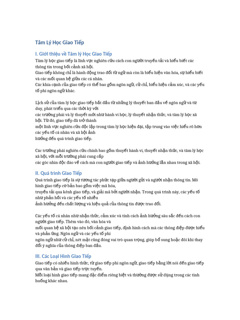 Tam_Ly_Hoc_Giao_Tiep_Detail | PDF