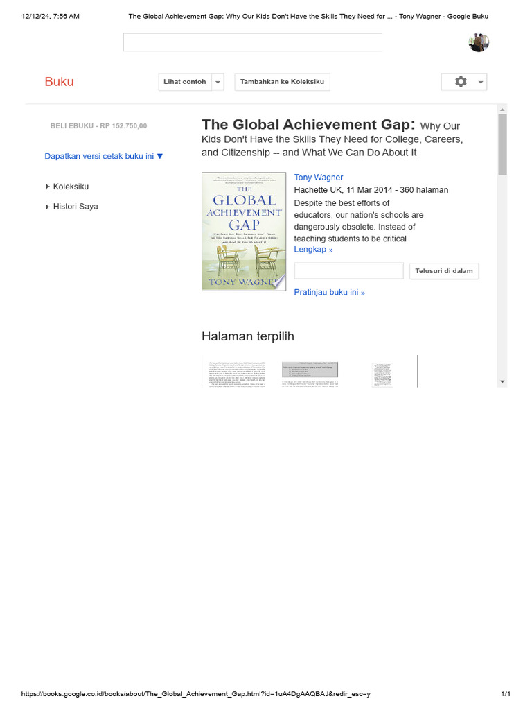 The Global Achievement Gap_ Why Our Kids Don't Have the Skills They Need for ... - Tony Wagner ...