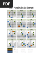 2024 Payroll Calendar Overview | PDF