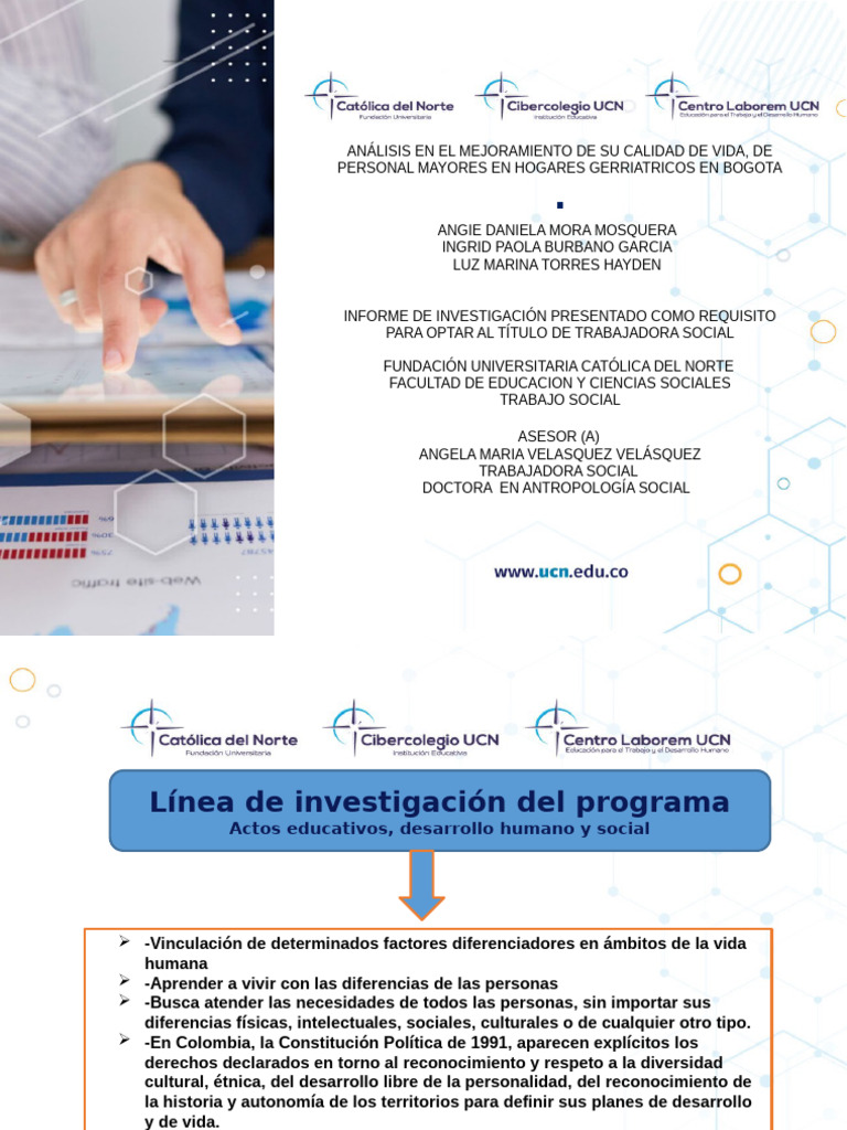 Plantilla de Simposio y Sustentación Final (Autoguardado) | PDF | Vejez | Adultos