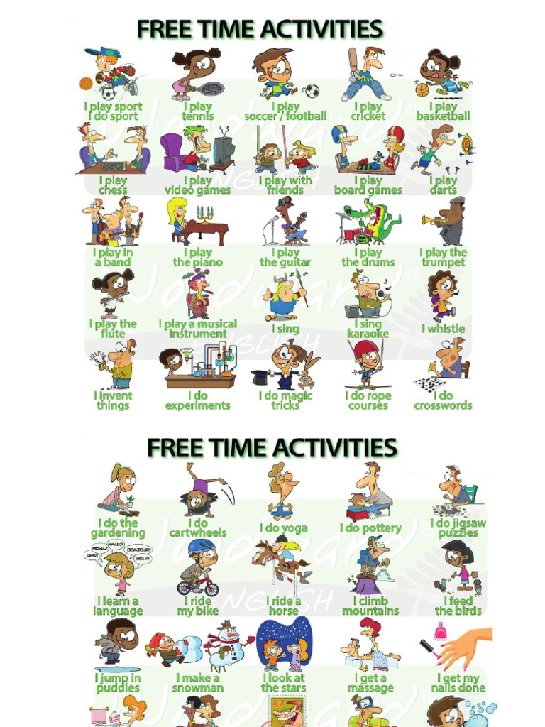 Free Time Activities | PDF