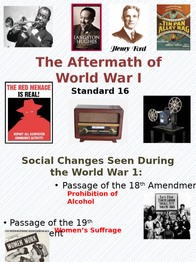 New Standard 16 Power Point | PDF | Communism | Harlem Renaissance