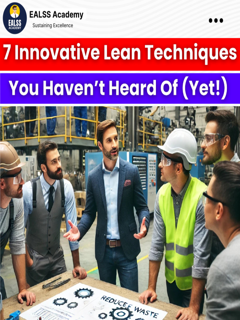 Innovative Lean Techniques for Excellence | PDF | Lean Manufacturing ...