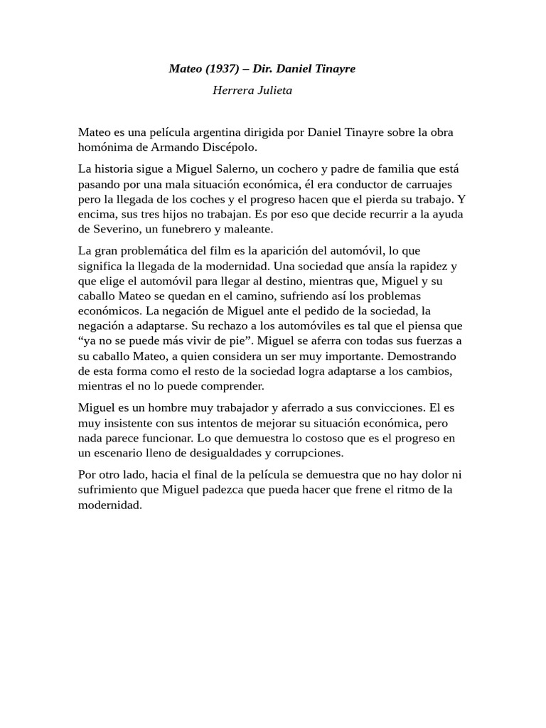 TP Mateo, Herrera Julieta | PDF