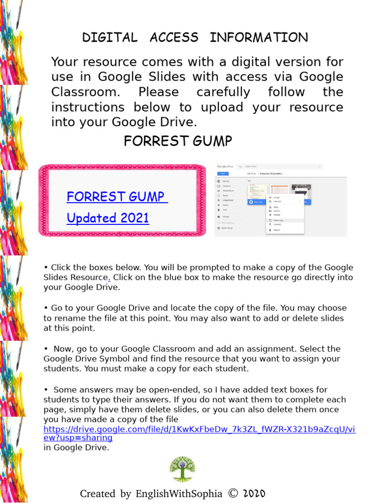 Forrest Gump - Digital Access Drive-Updated2021 (1) - Min | PDF