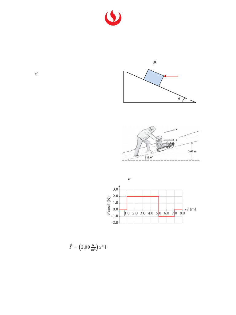 Ejercicios Propuestos de Trabajo Mecanico | PDF