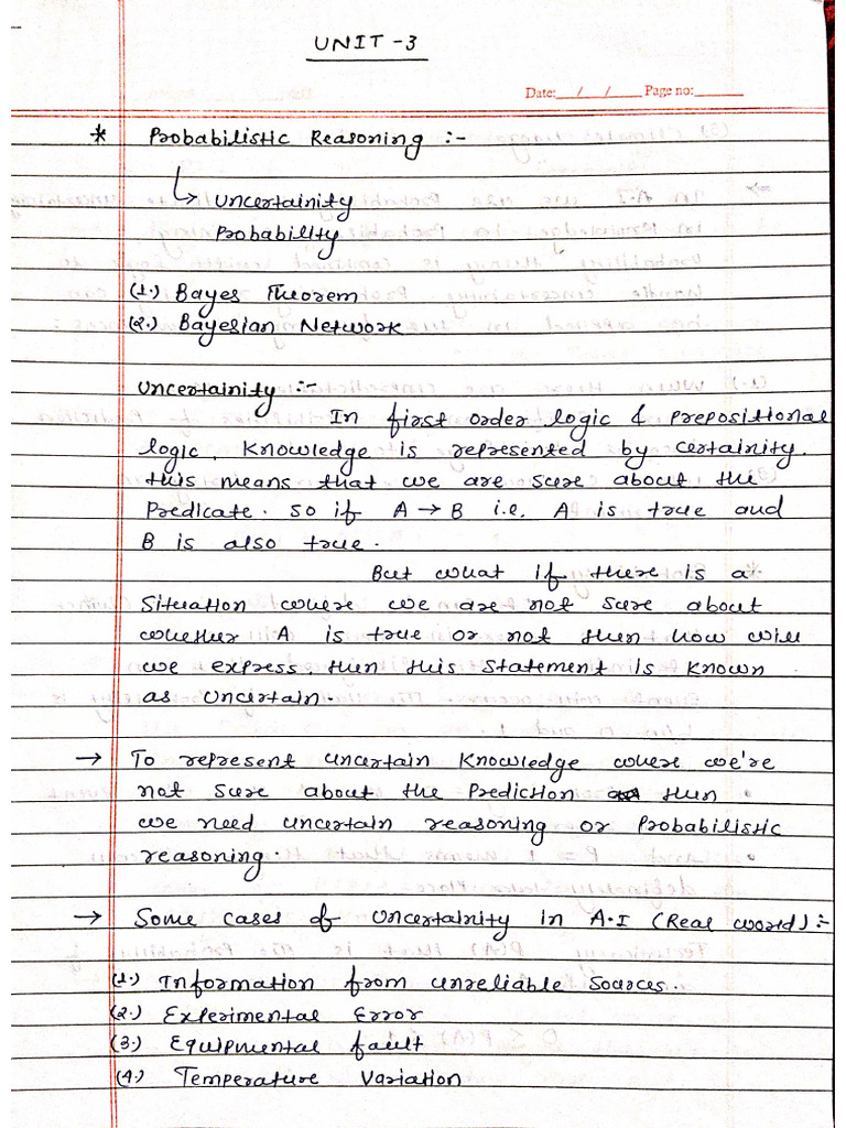 AI Unit-3 | PDF