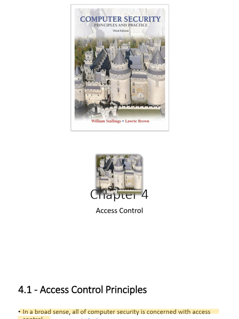 Lecture11 -Access Control | PDF | Computer Access Control | Computing