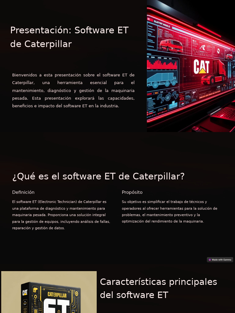 Software ET de Caterpillar DD | PDF | Software | Tecnologías de la ...