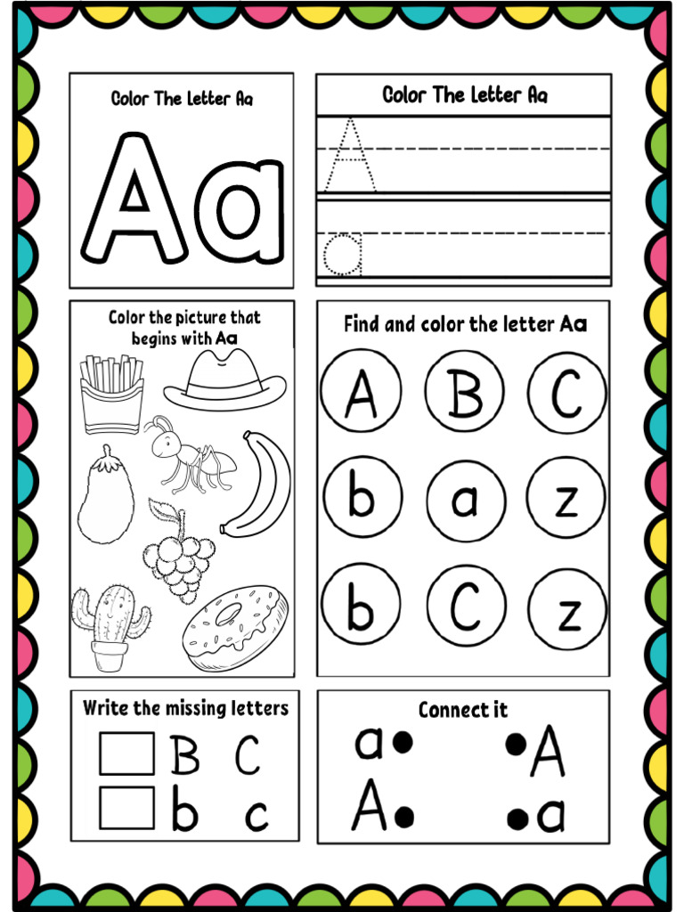 Alphabet Activity Worksheets A Z | PDF