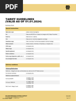 MSC Detention and Demurrage Tariff Guide | PDF | Shipping