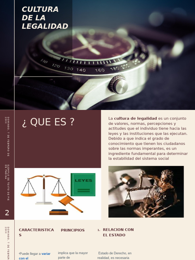 Cultura de La Legalidad | PDF | Estado (política) | Sociedad