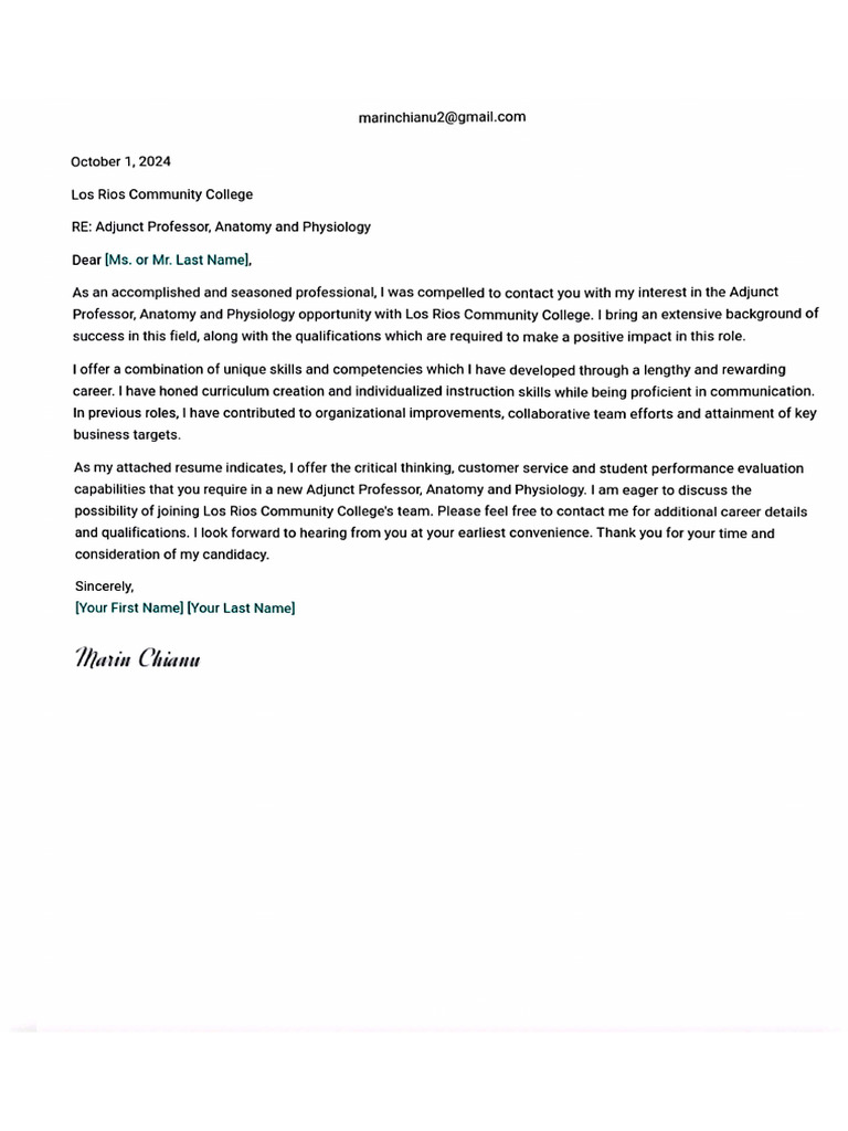 letter of interest | PDF