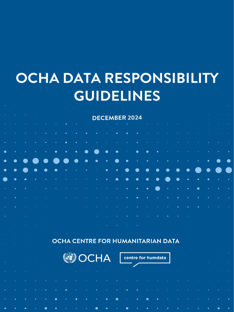 Ocha Centre For Humanitarian Data | PDF | Humanitarian Aid | Privacy