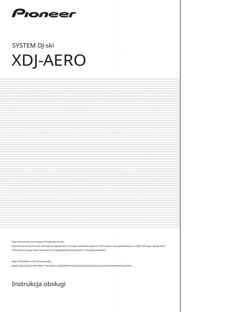 XDJ Aero PL | PDF