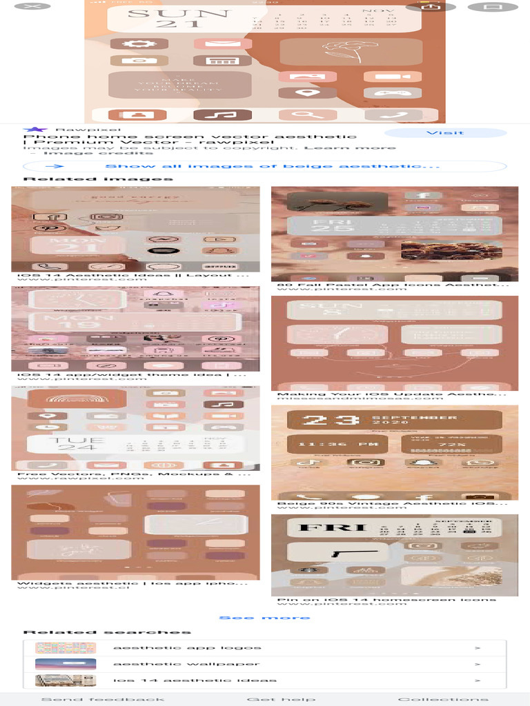 Beige Aesthetic Widgets - Google Search | PDF | Ios | Mobile Software