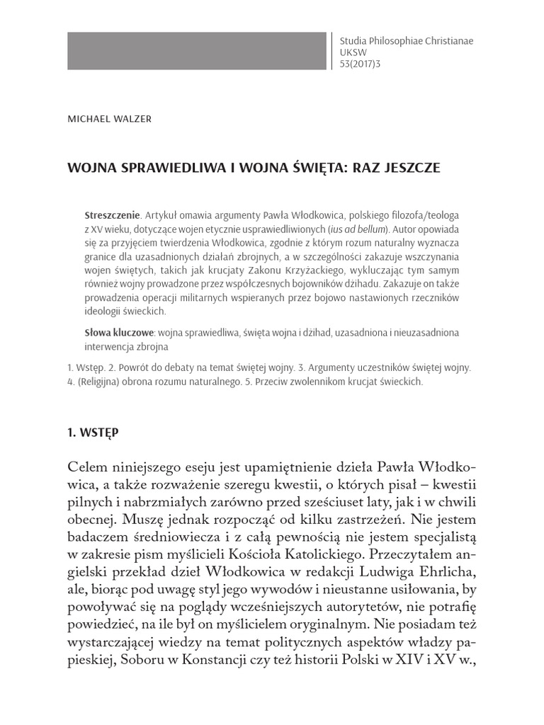 Michael Walzer | PDF