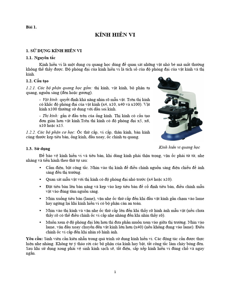 CDTC-BÀI THÍ NGHIỆM | PDF