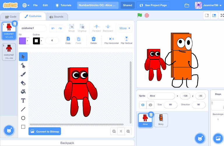 Numberblocks OC: Alice Costume Guide | PDF