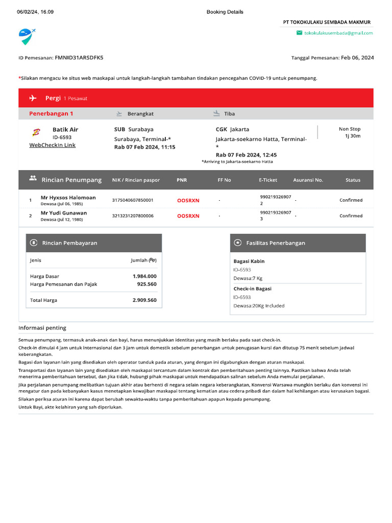 24.02.07 SUB-CGK ID-6593 Ekonomi Hyxsos Halomoan & Yudi Gunawan | PDF