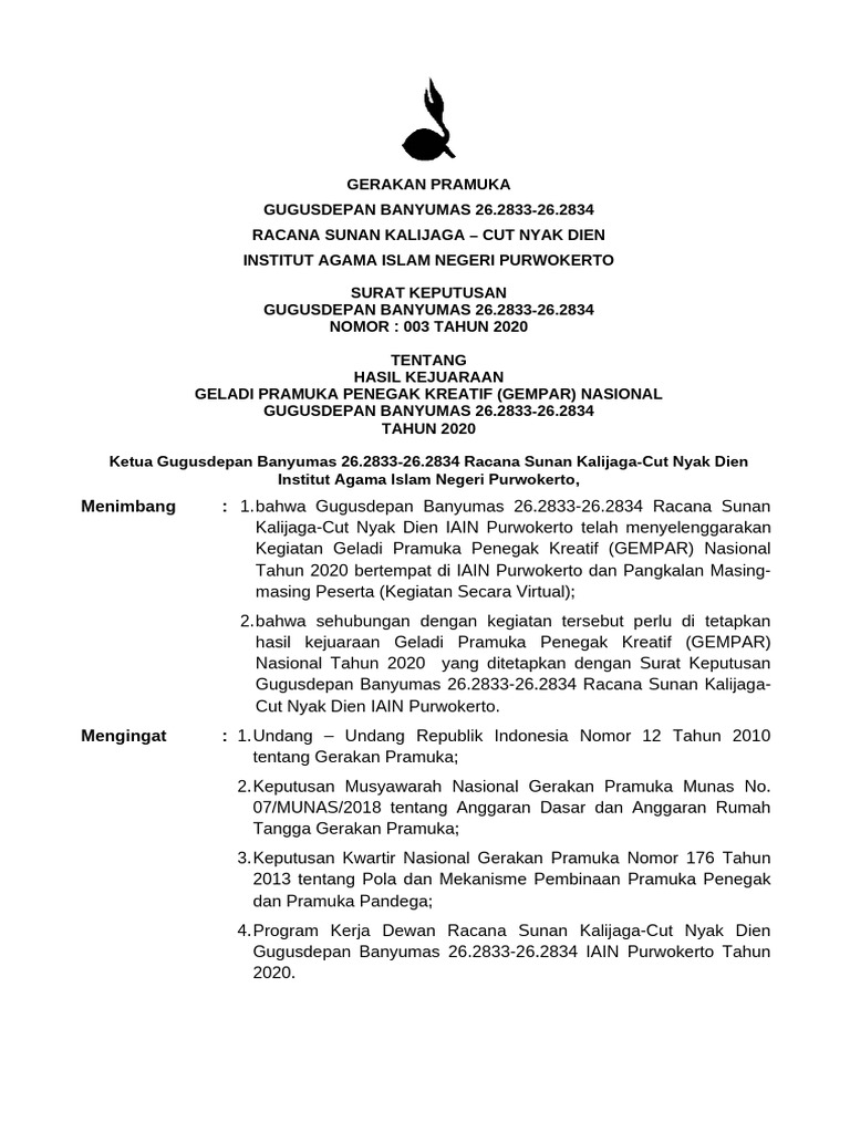 SK Kejuaraan Gempar Nasional | PDF