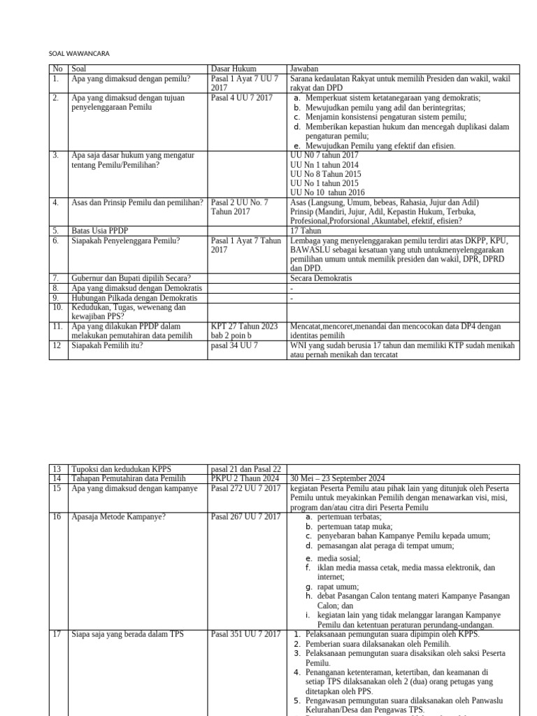 Soal Wawancara-1 | PDF