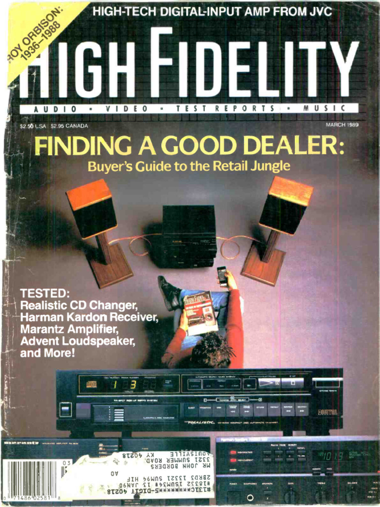 High Fidelity 1989 03 | PDF | Loudspeaker | Information And ...