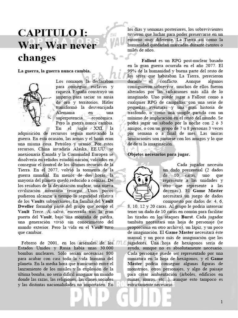 Fallout PnP by Simbiote | PDF | Esclavitud | Policía