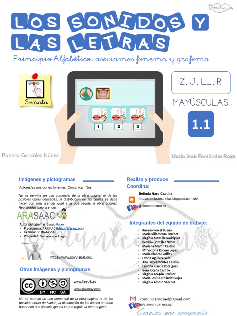 Los Sonidos y Las Letras Z J LL RPPT | PDF