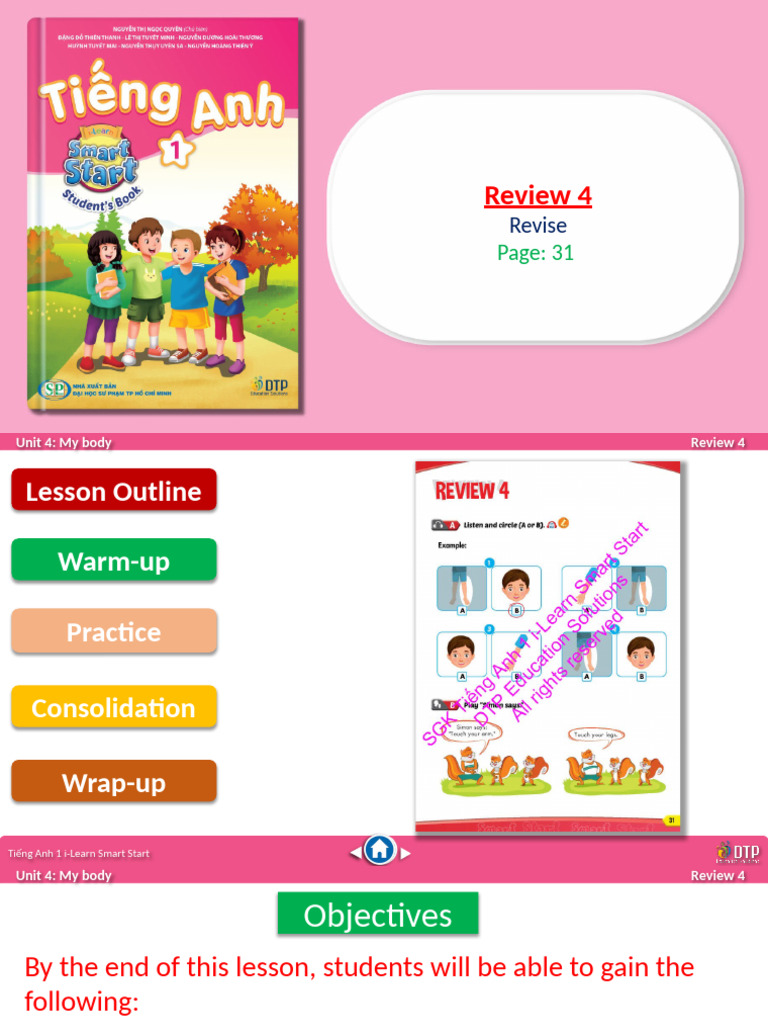 Review 4: My Body Vocabulary | PDF | Learning | Language Acquisition