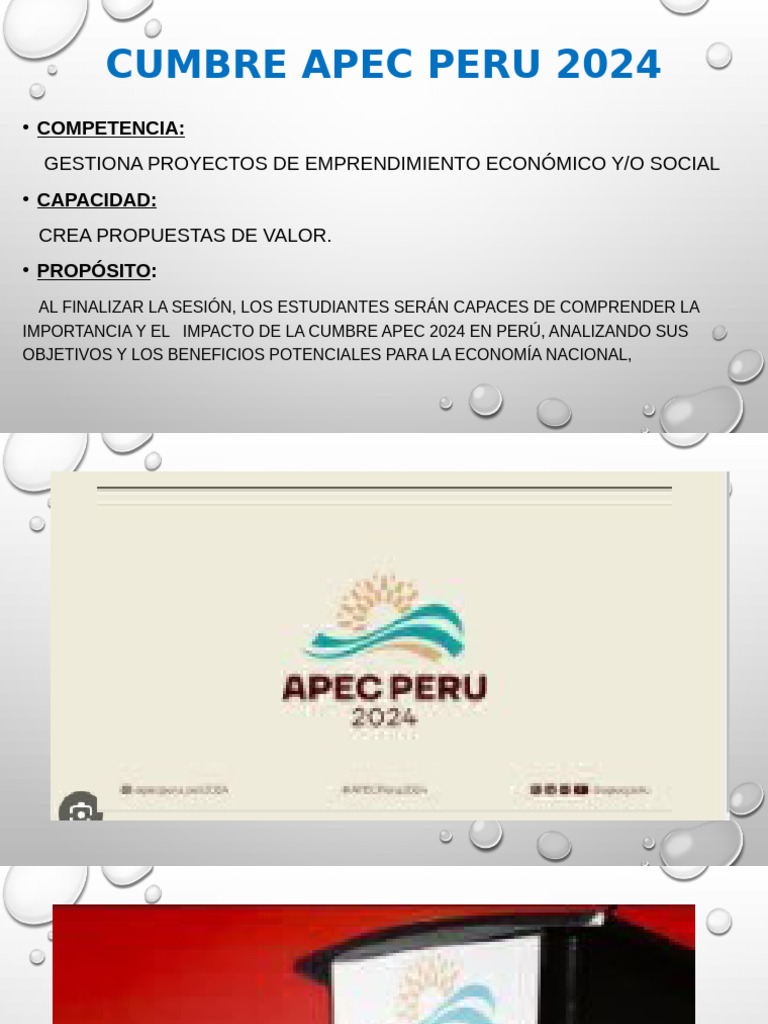 APEC 2024: Impacto en Perú y Oportunidades | PDF | Cooperacion ...