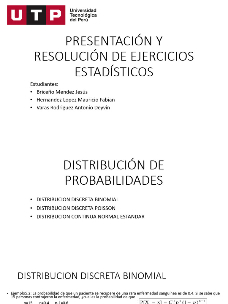Distribucion de Probabilidades | PDF | Distribución de probabilidad ...