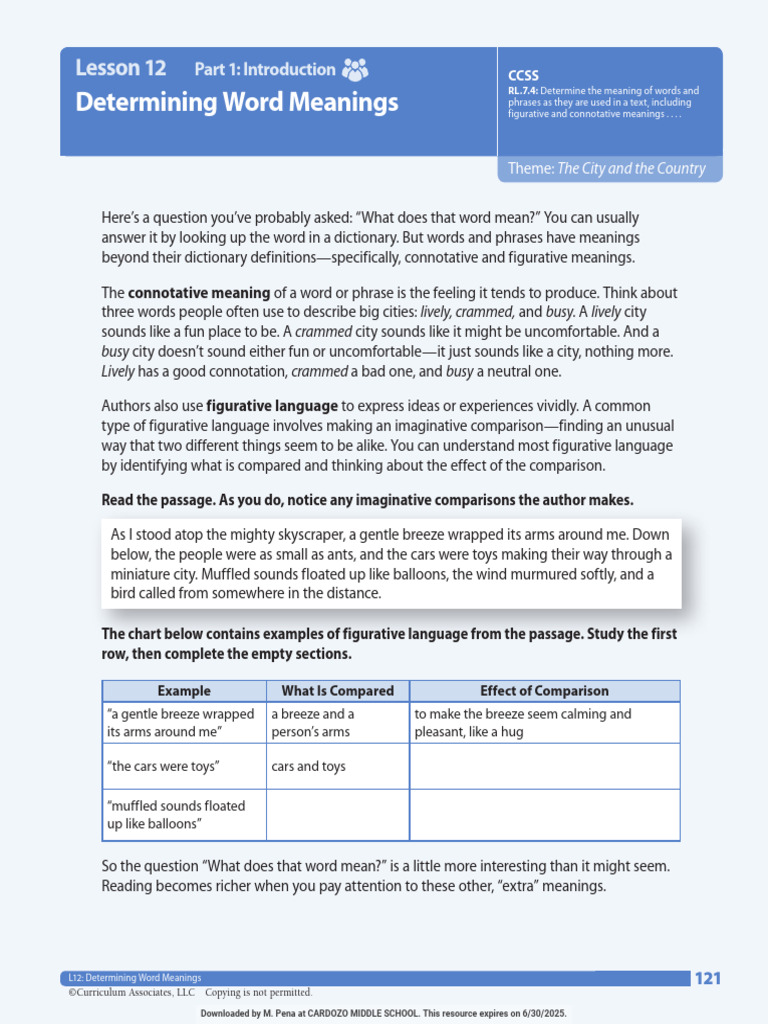 Word Study | PDF | Sky