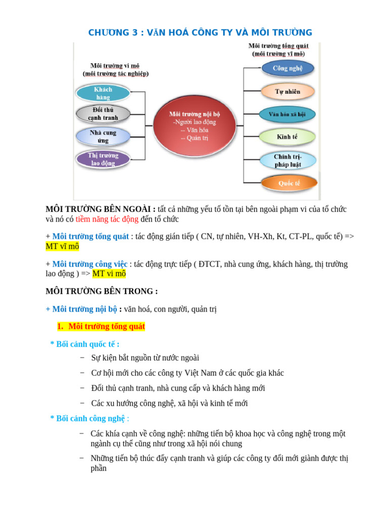 Chương 3 Môi Trư NG T CH C | PDF