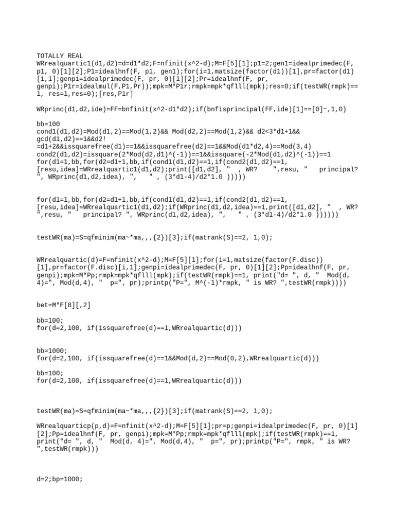 WR Quadratic | PDF | Number Theory | Discrete Mathematics