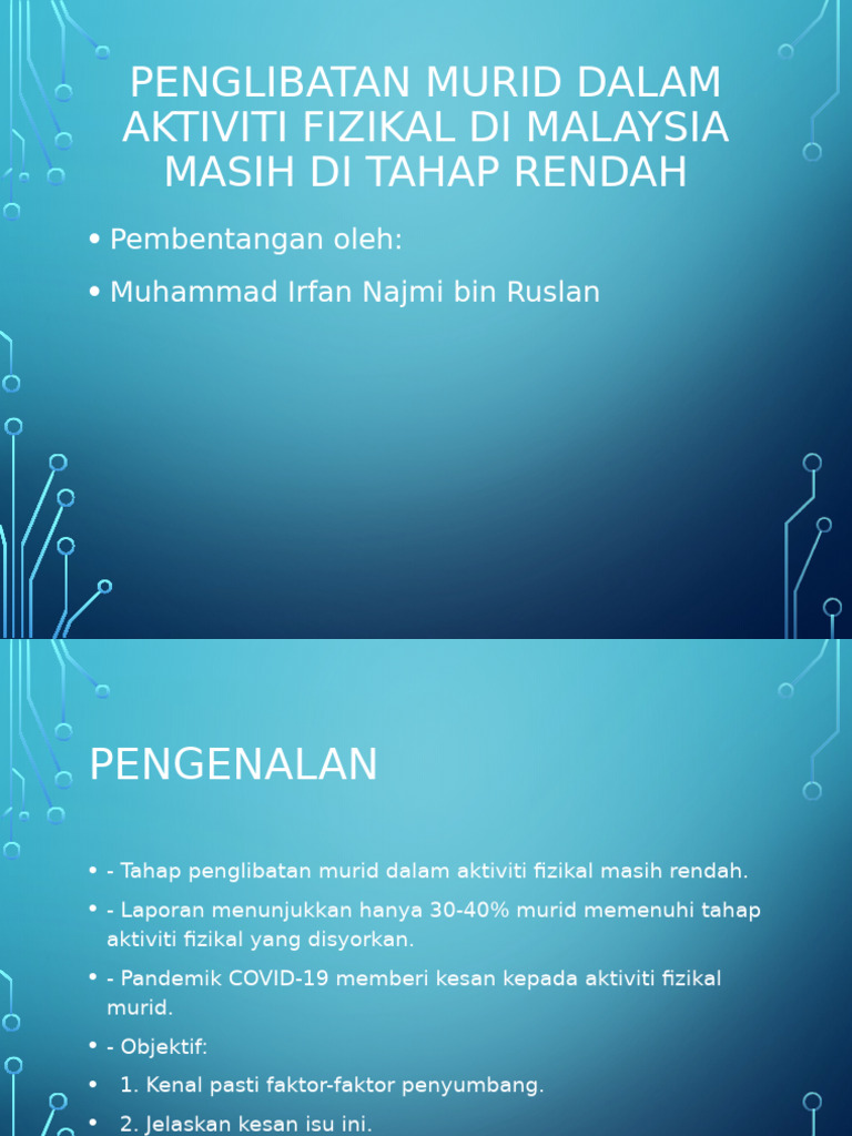 Penglibatan Murid Aktiviti Fizikal | PDF