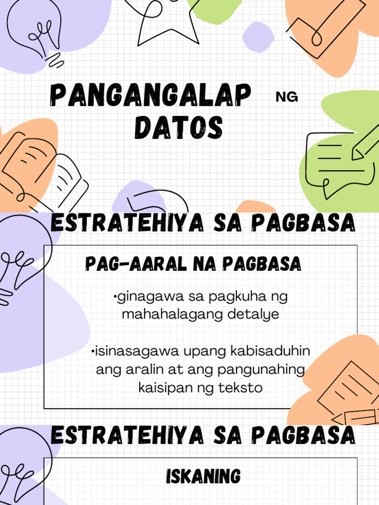 Pangangalap NG Mga Datos | PDF