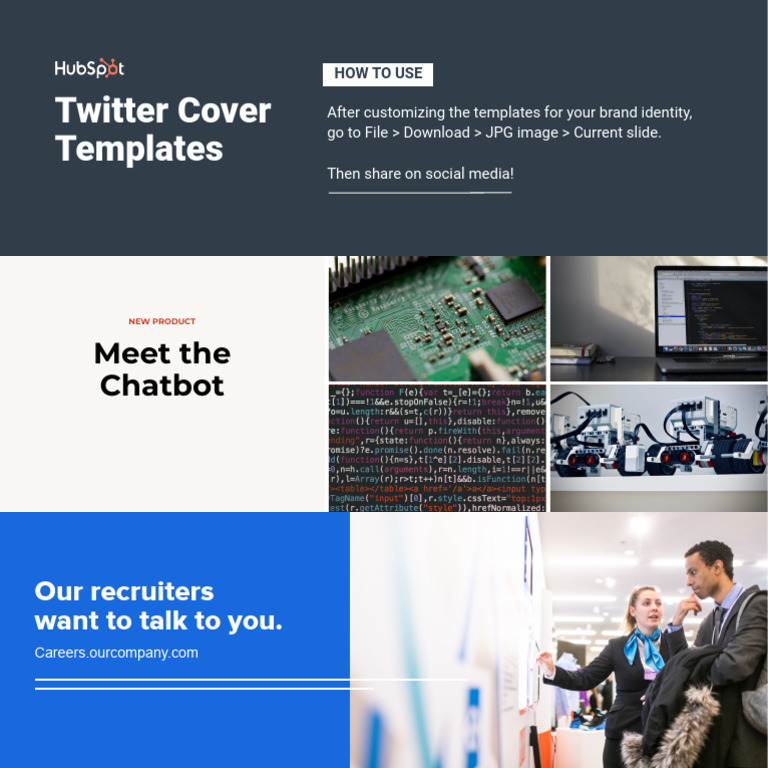 5 Twitter Cover Templates | PDF