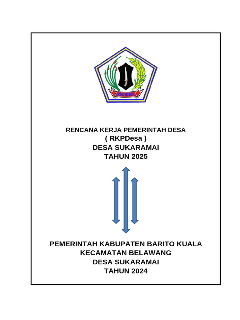 RKPDesa Sukaramai 2025 | PDF