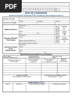 Bon de Commande CTC | PDF | Ingénierie