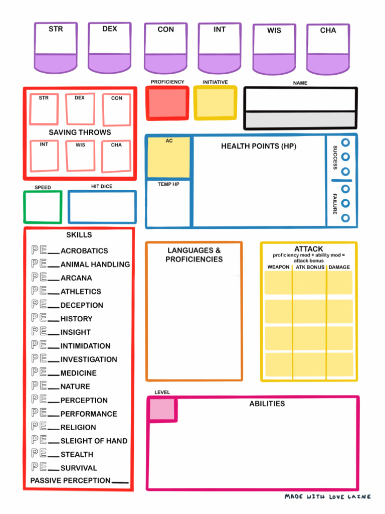 Character Sheet | PDF