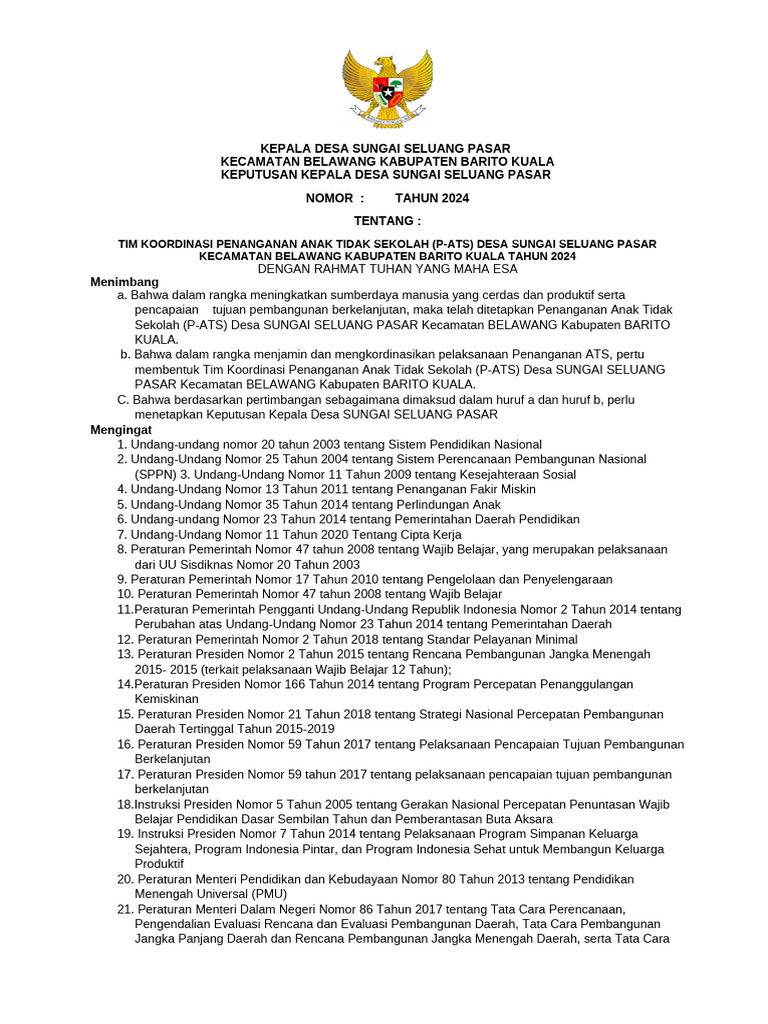 SK Tim Ats SSP | PDF