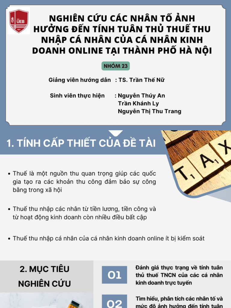 Slide NCKH Nhóm 23 | PDF