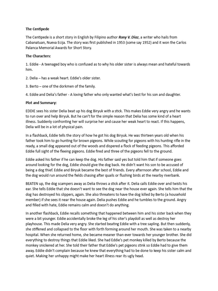 The Centipede (1) | PDF